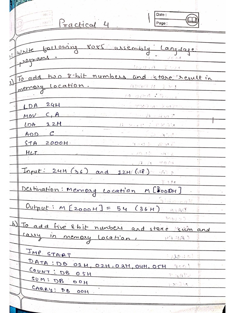 Coa Practical 4-5-8 | PDF