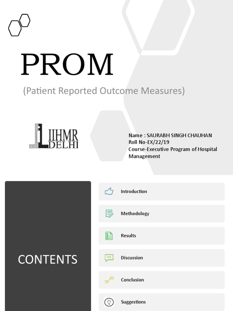 PROM PPT Updated | Download Free PDF | Psychology | Public Services
