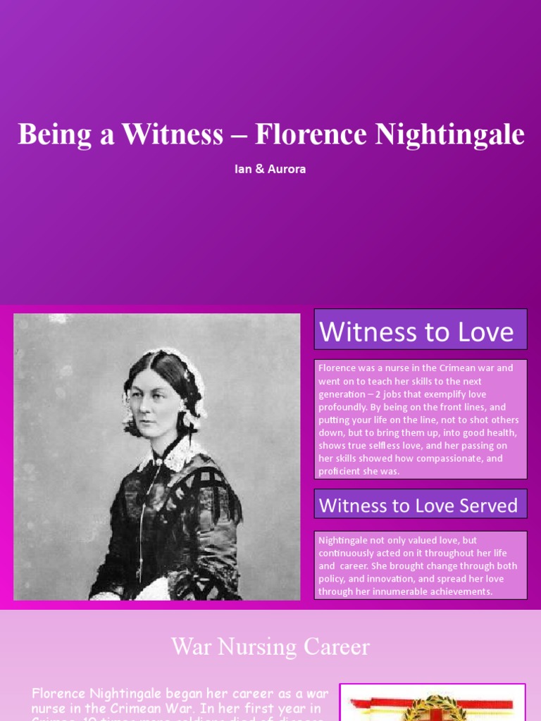 Florence Nightingale | PDF | Florence Nightingale | Nursing