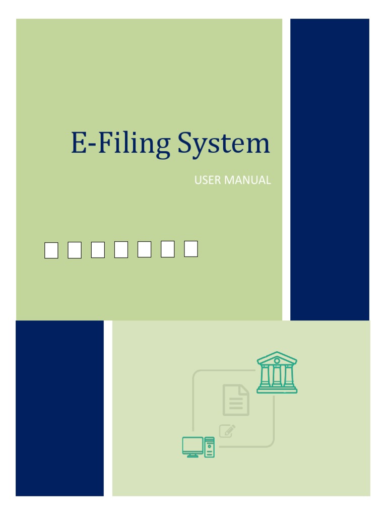 Efiling Manual | PDF | Authentication | Password