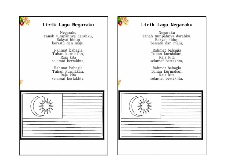 Lirik Lagu Negaraku | PDF