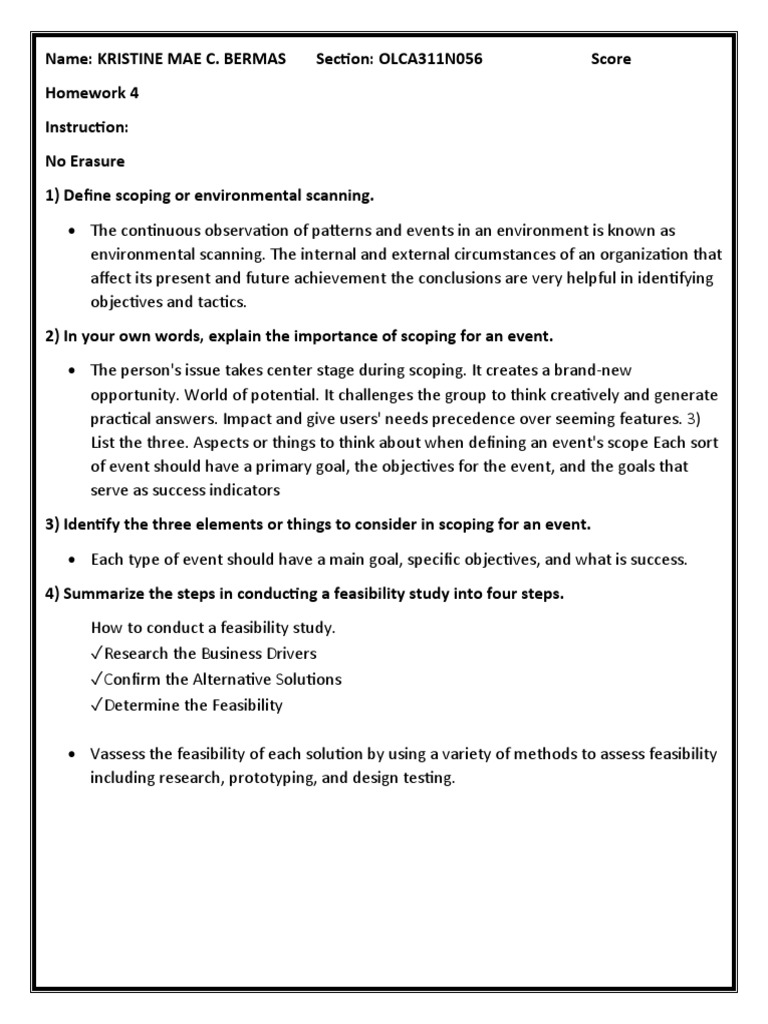 Chapter 4 Activity (Thc014) | PDF