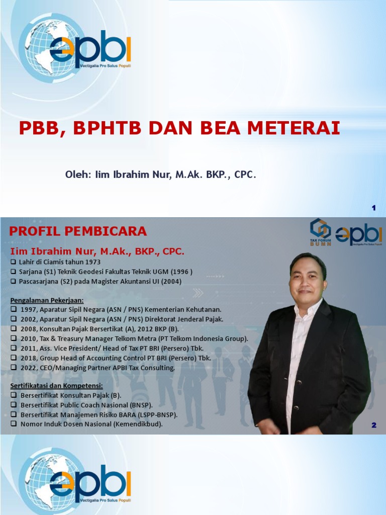01 Materi PBB BPHTB BM | PDF