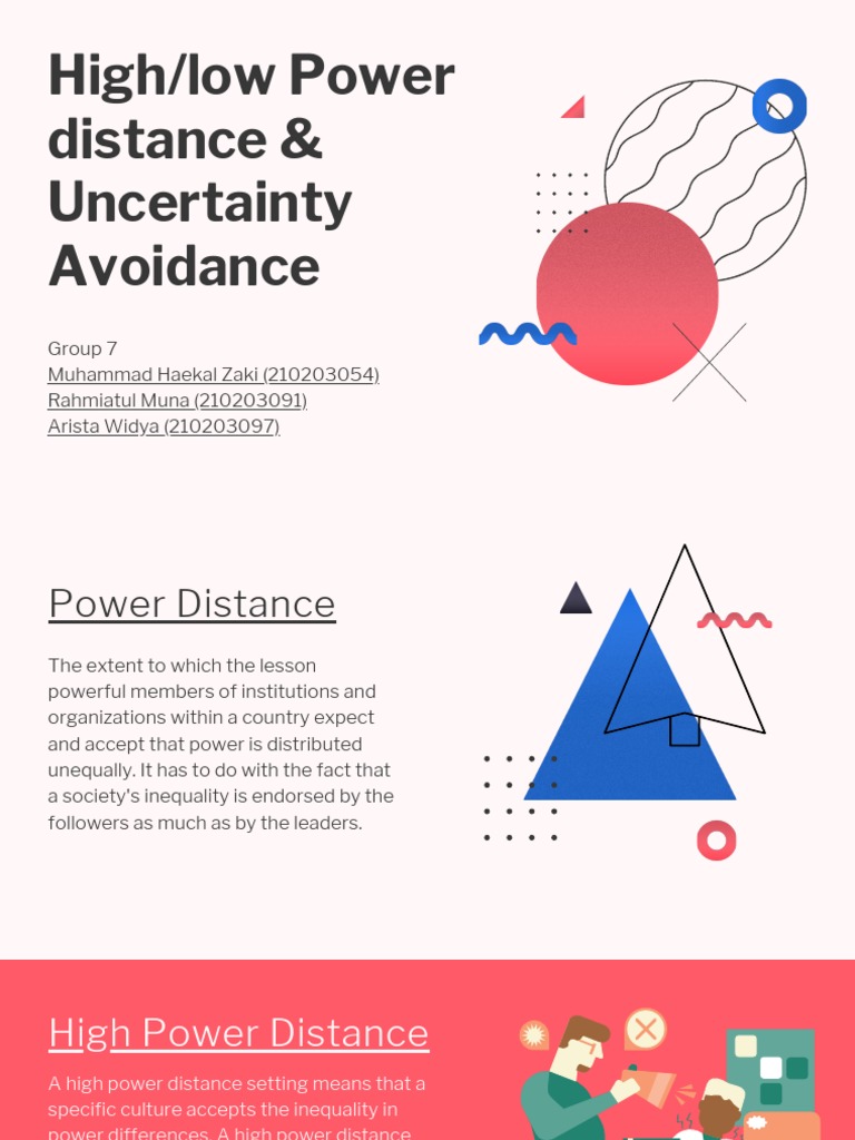 Highlow Power Distance & Uncertainty Avoidance | PDF | Psychology ...