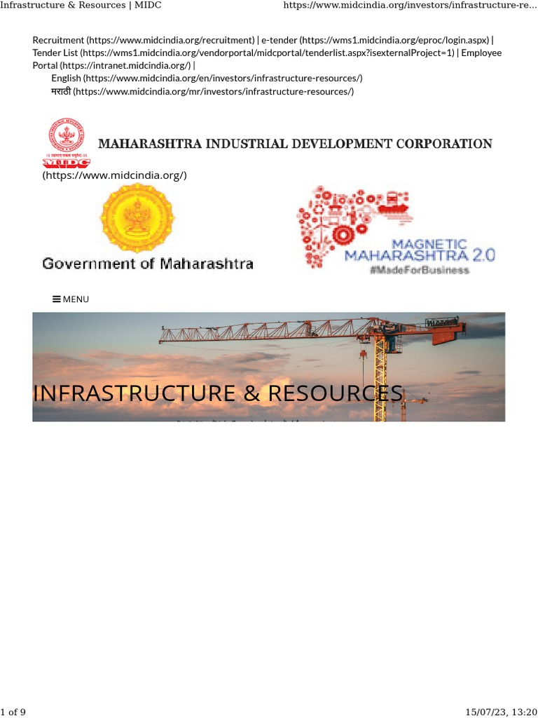 Infrastructure & Resources,, II | PDF | Economies