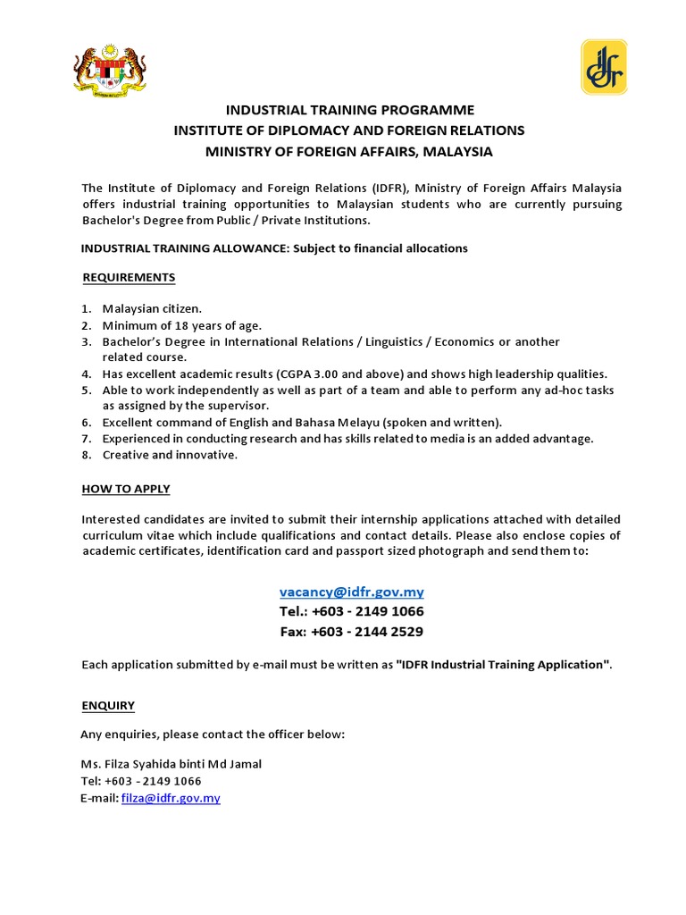 Internship Advertisement 2023 | PDF