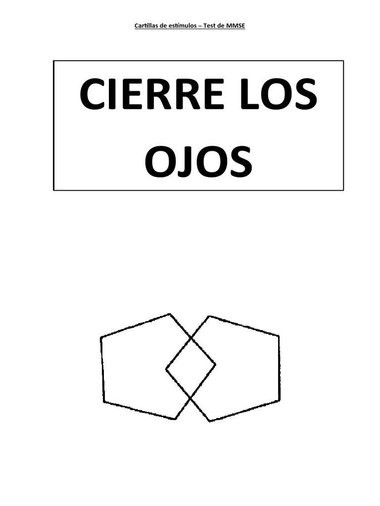 S06.s1 - Fichas del MMSE | PDF
