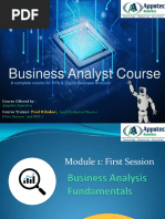 Business Analysis Poster | PDF | Business Analysis | Business Process