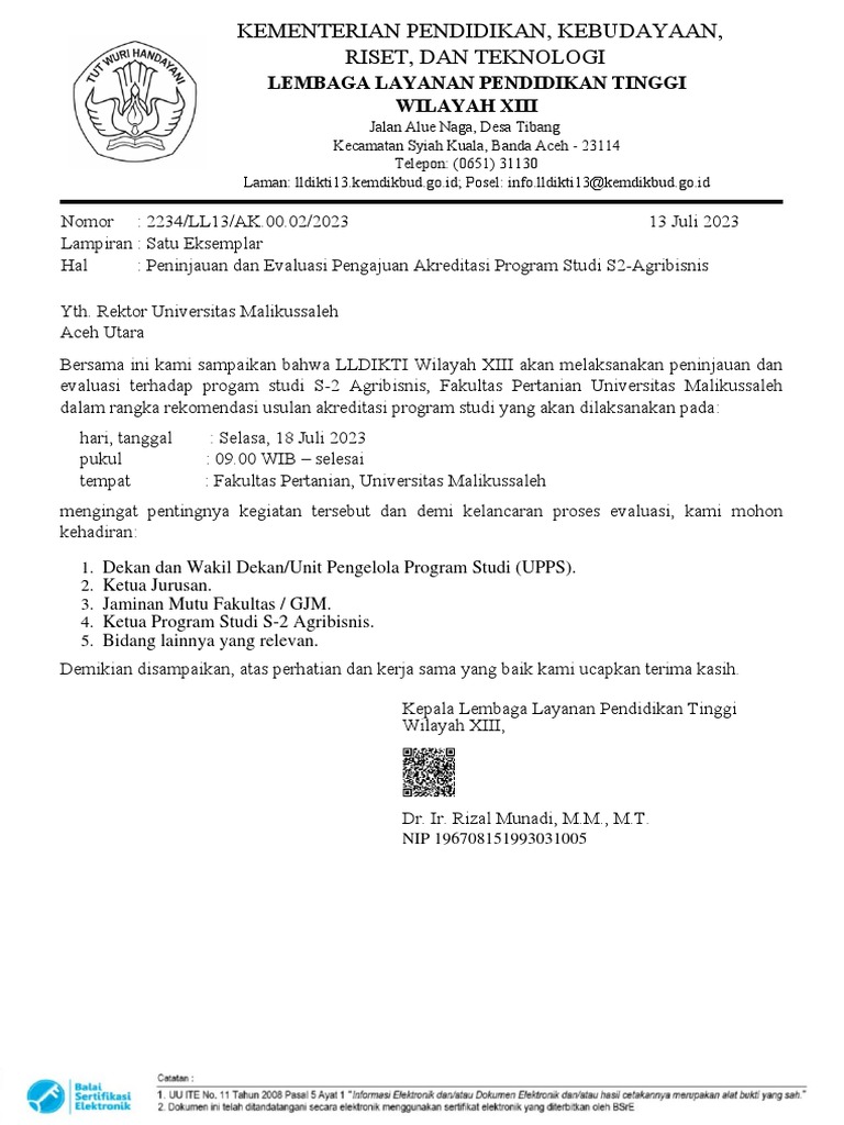 Peninjauan Dan Evalu | PDF