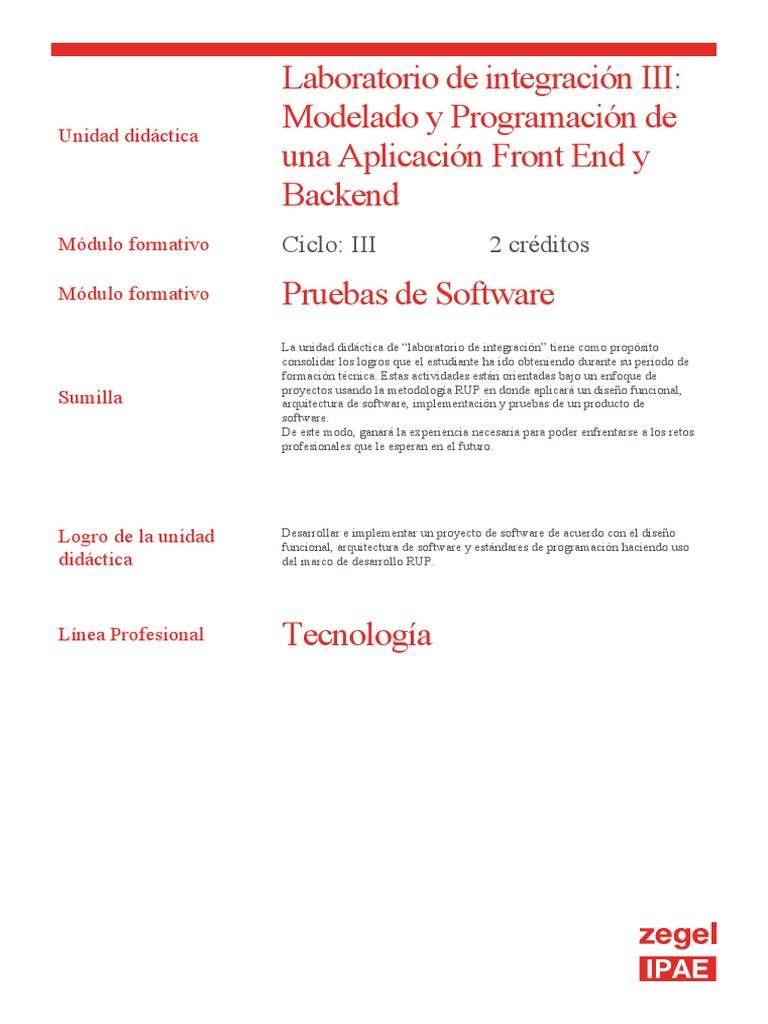 LI3 - Modelado y Programación de Una Aplicación Fronted Backed | PDF | Caso de uso | Software