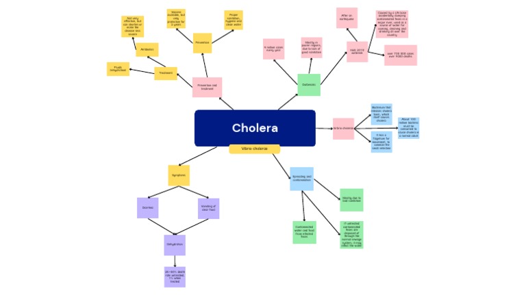 Cholera Mindmap: Understanding the Disease, Symptoms, and Prevention ...