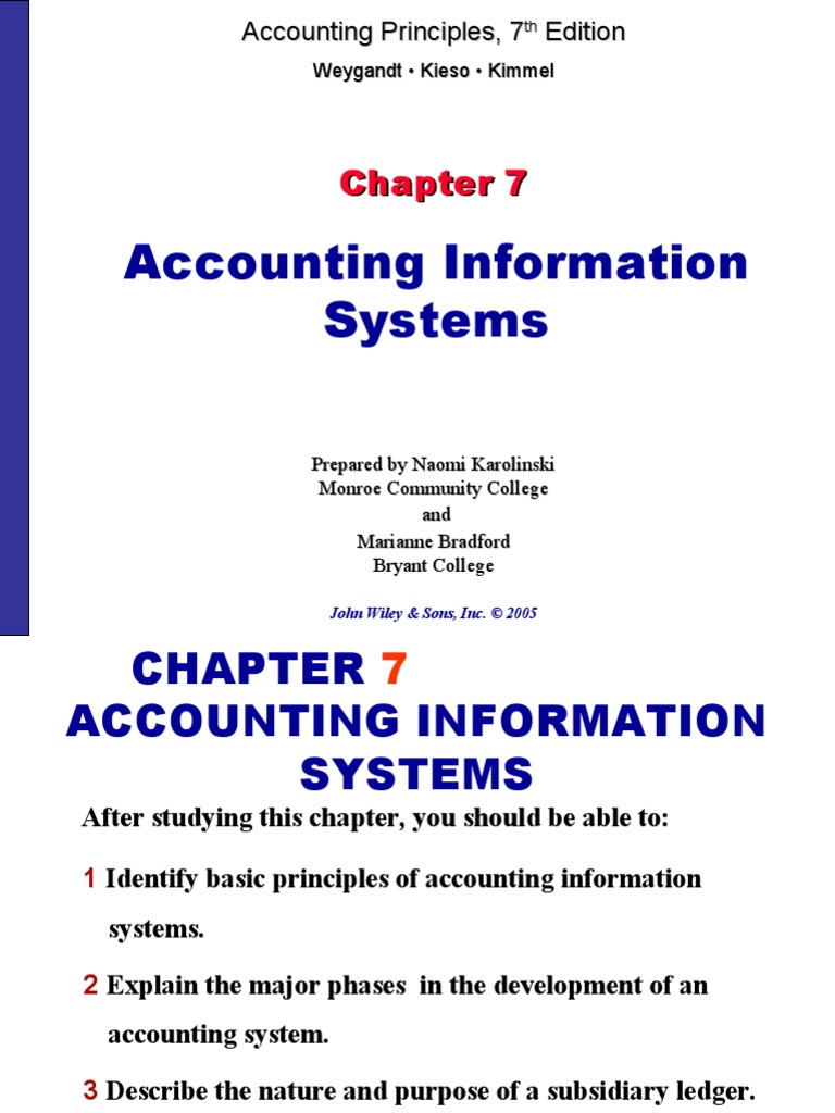 Accounting Information Systems | PDF