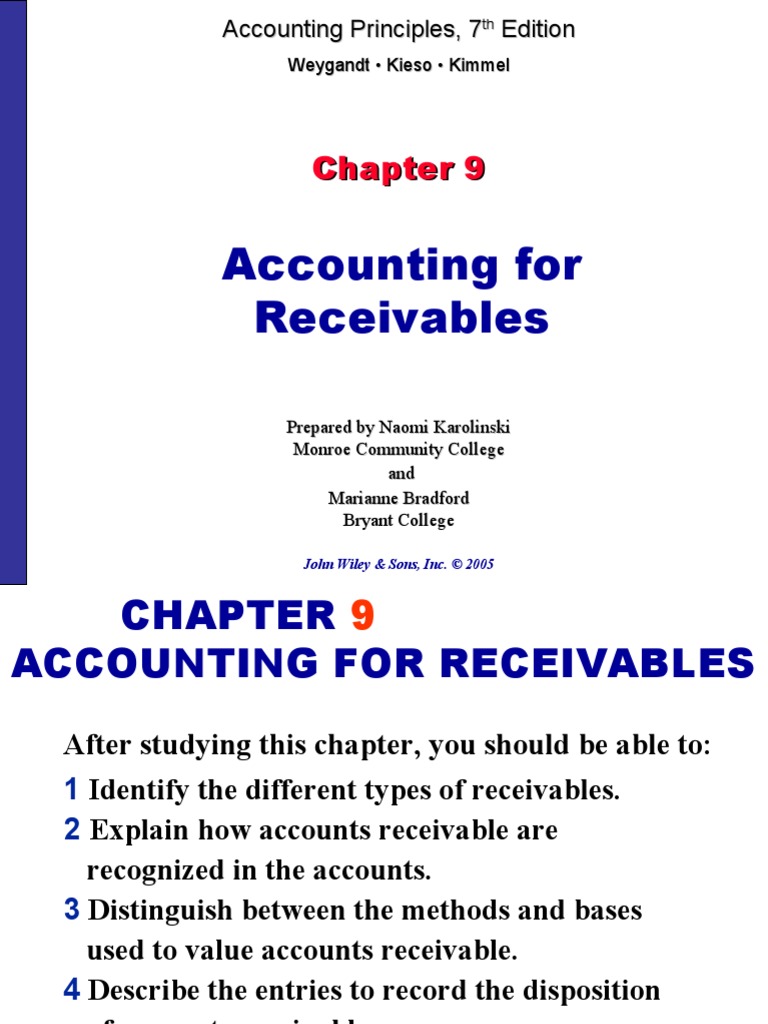 Accounting for Receivables Overview | PDF | Debits And Credits | Credit ...