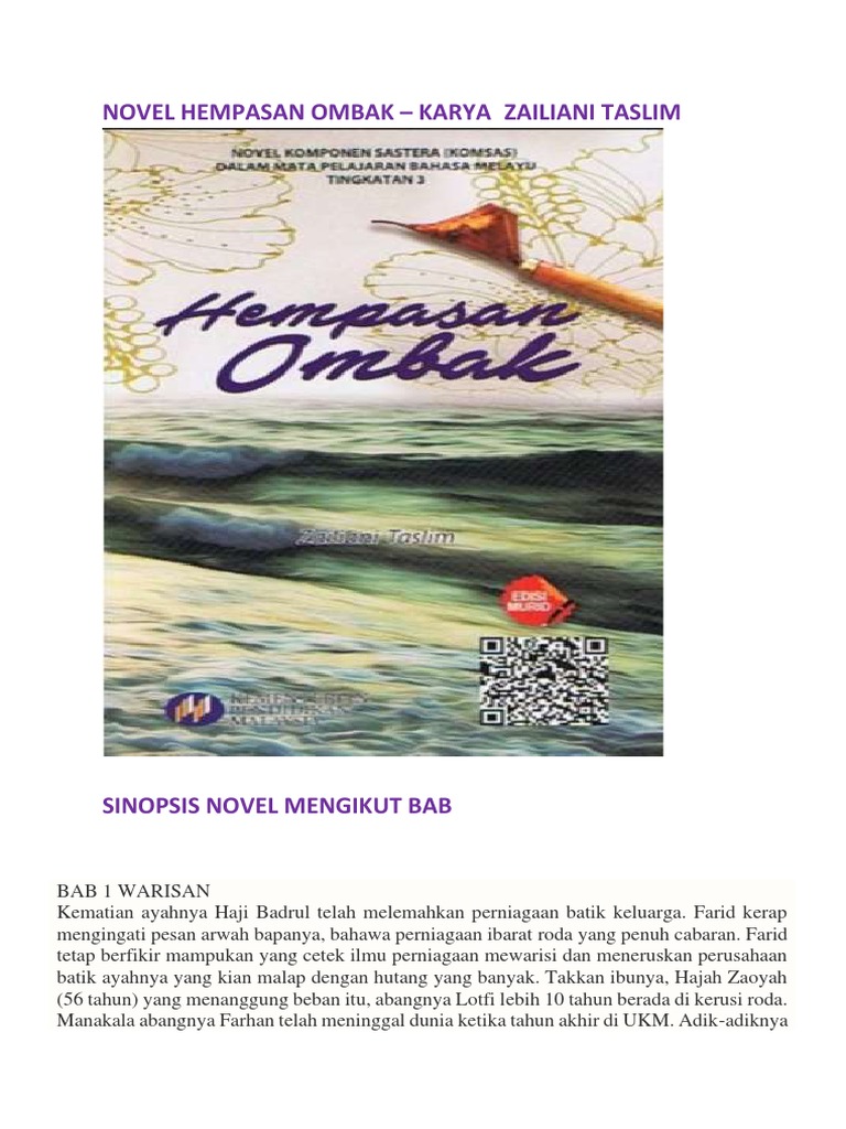 Novel Hempasan Ombak Karya Zailani Taslim | PDF