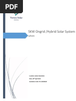 Work Contract Solar PV BOQ | PDF