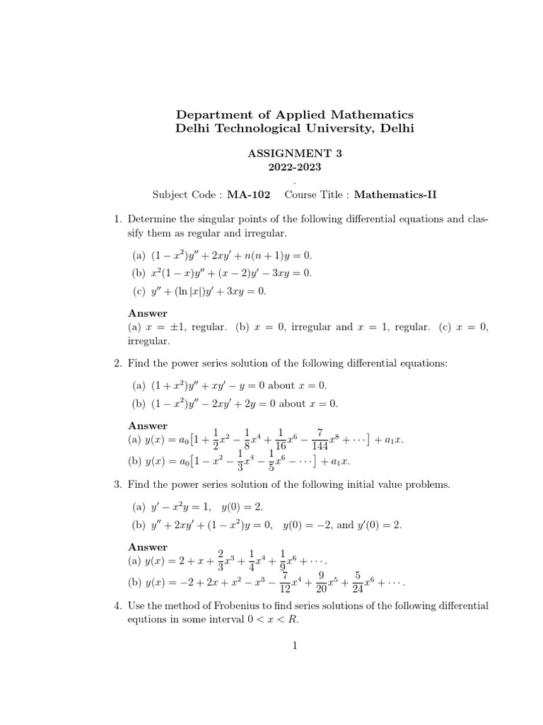 Special Function | PDF | Equations | Mathematical Relations