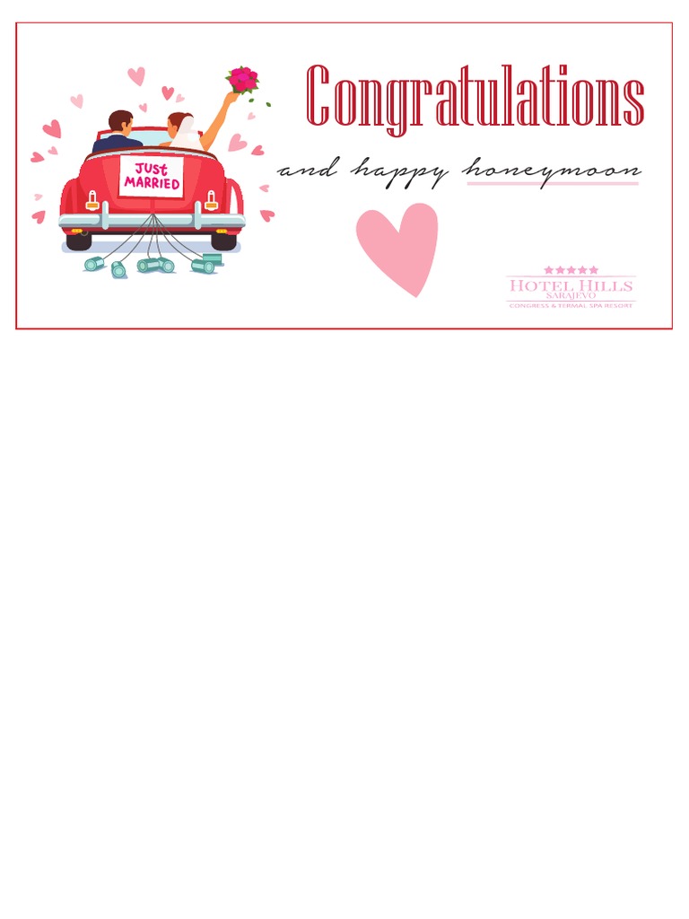 Honeymoon Card | PDF