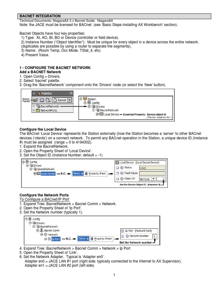 BACnet Integration for Tridium JACE | PDF | Computer Network | Internet ...