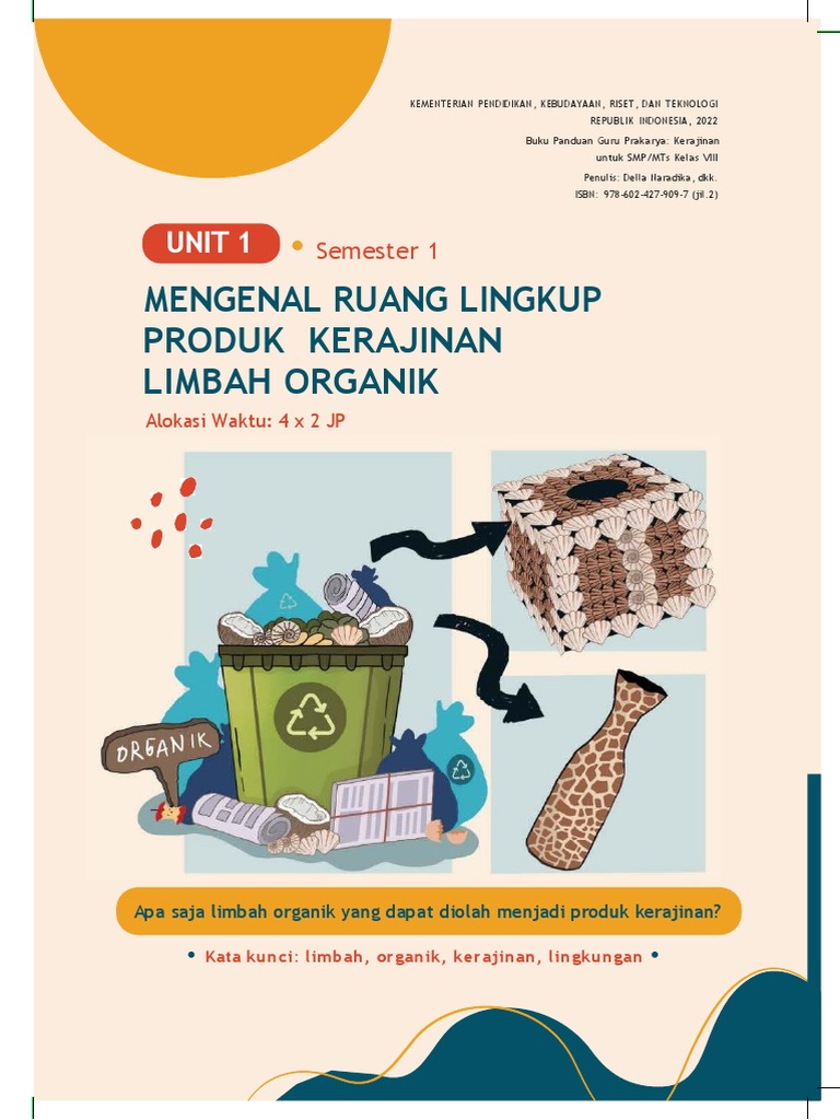 BG Prakarya Kerajinan 8 - 1 Unit 1 | PDF