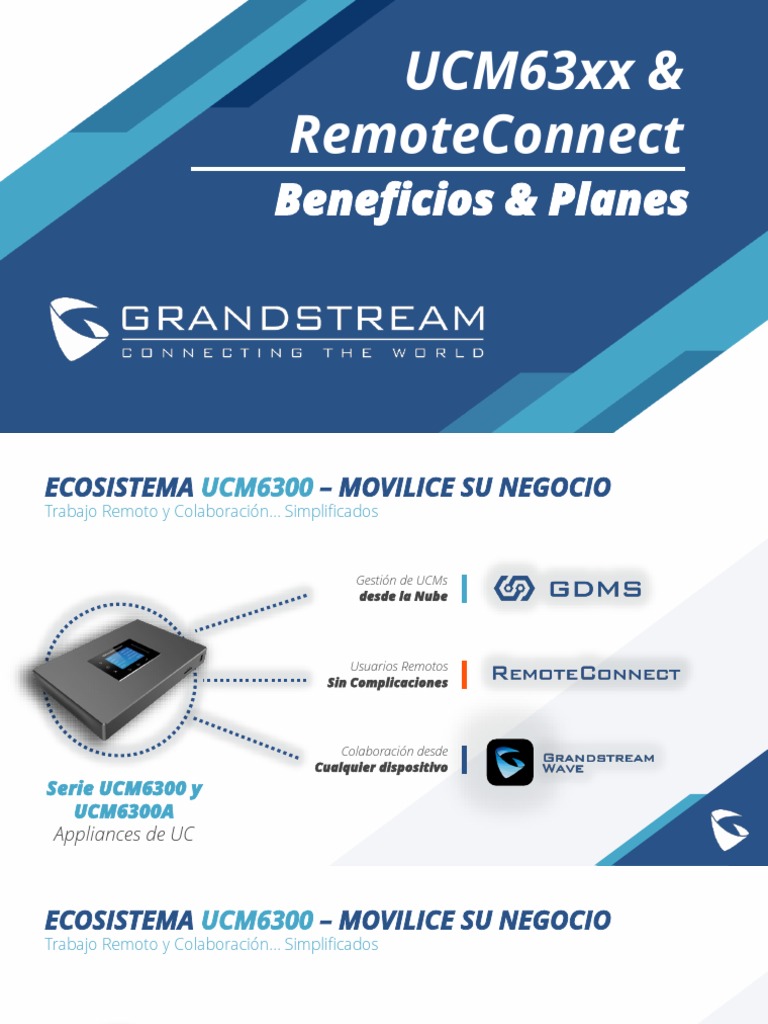 UCM6300_RemoteConnect_Webinar_Spanish_Plus | PDF | Computación en la ...