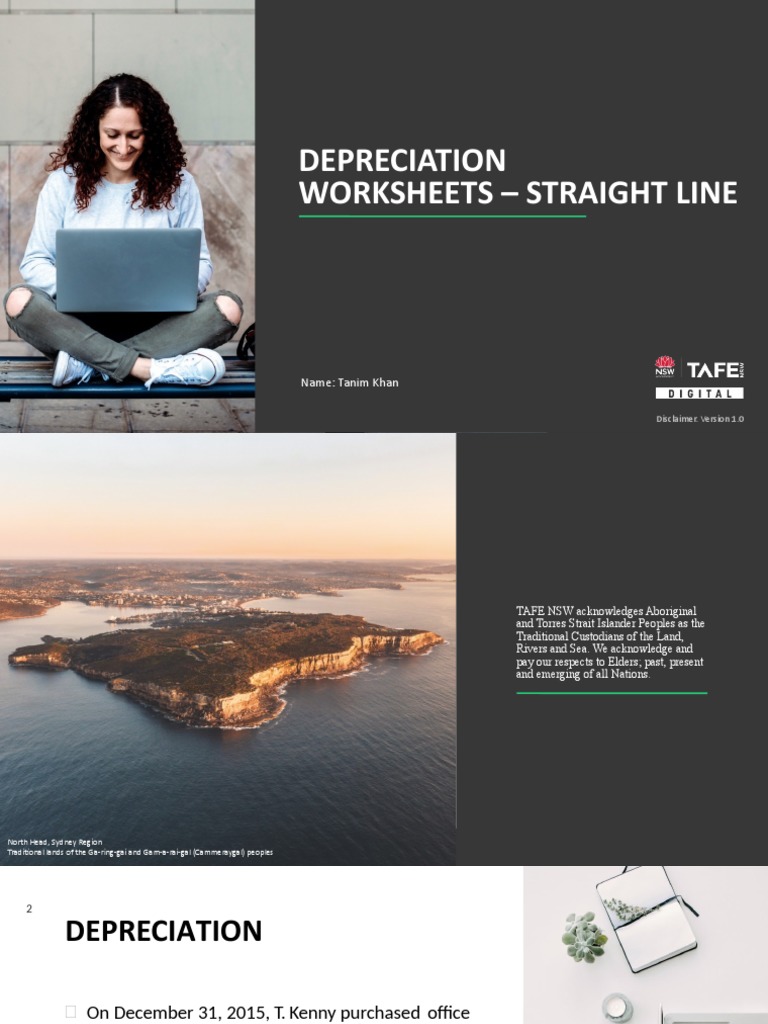 Depreciation Worksheet Straightline Method | Download Free PDF | Debits And Credits | Depreciation