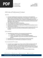 ICB Code of Conduct for Bookkeepers | PDF | Complaint | Professional ...