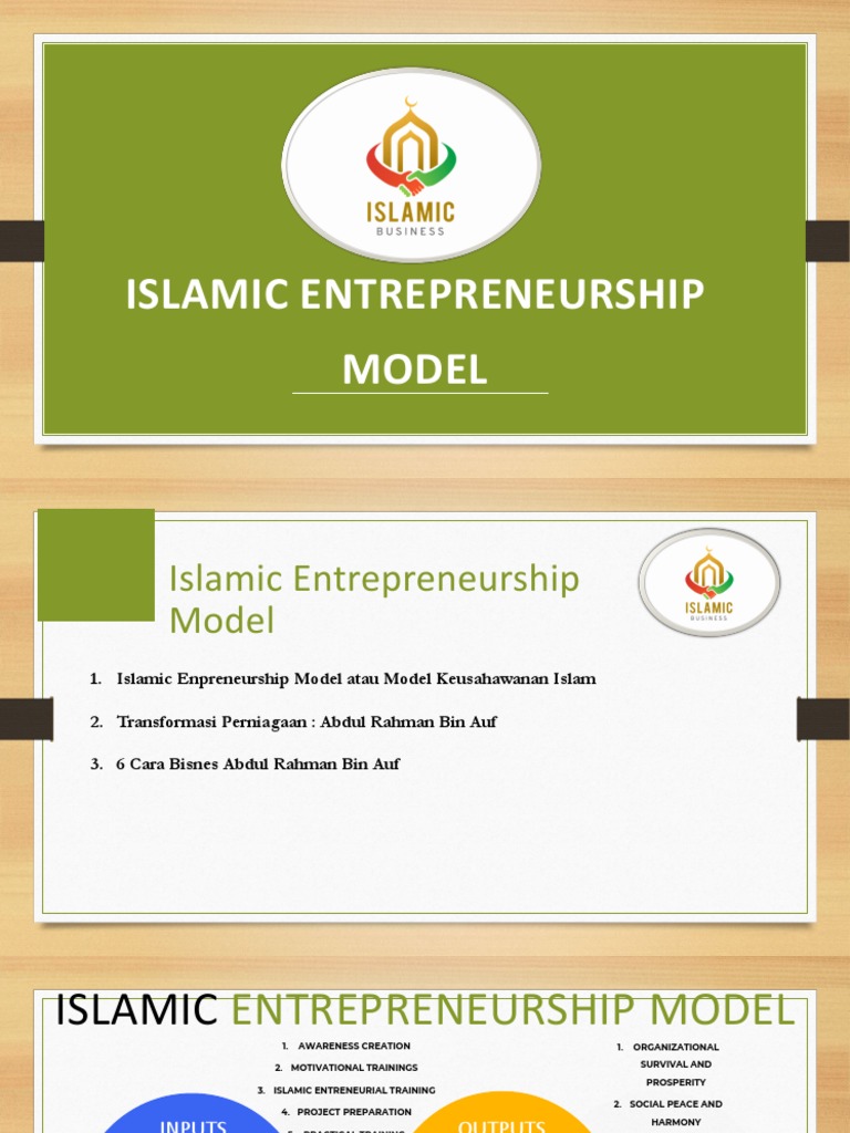 Model Keusahawanan Islam | PDF
