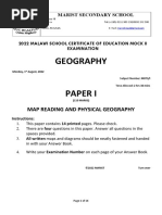 Msce Maths Paper 1 | PDF | Geometry | Mathematical Concepts