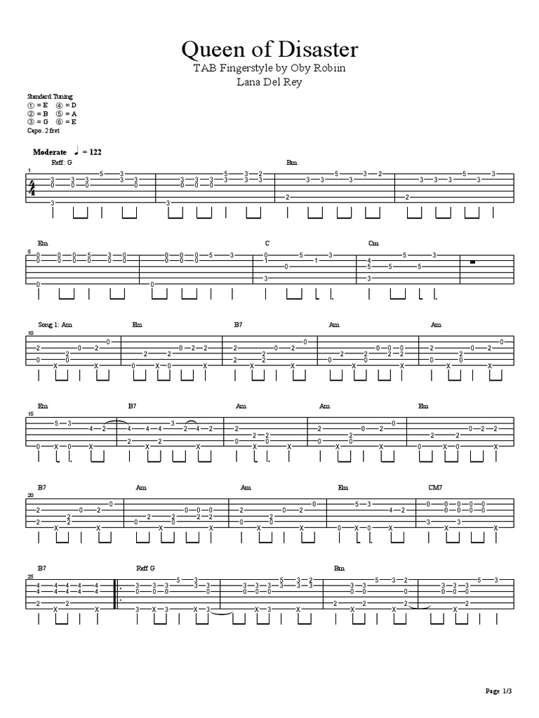 TAB Queen of Disaster | PDF