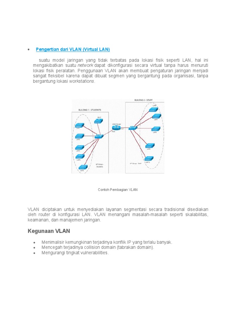 Pengertian Dari VLAN | PDF