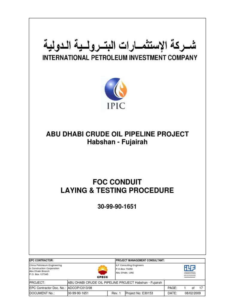 30-99-90-1651 Foc Conduit | PDF | Pipe (Fluid Conveyance) | Building ...