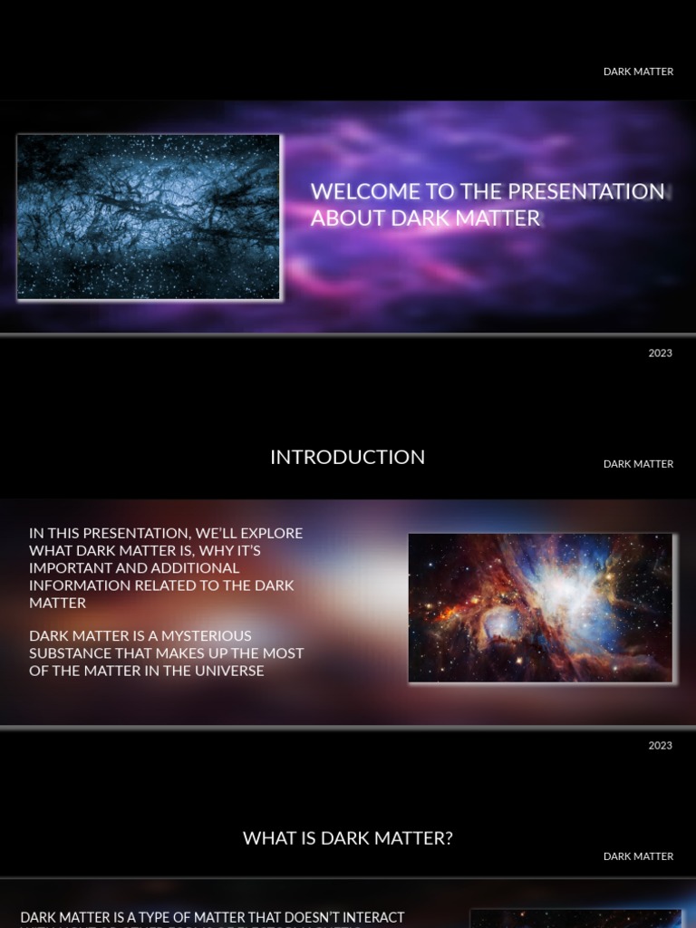 Dark Matter | PDF