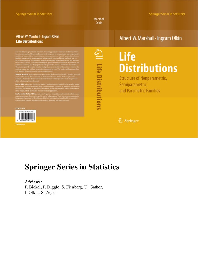 (Springer Series in Statistics) Albert W. Marshall, Ingram Olkin - Life ...