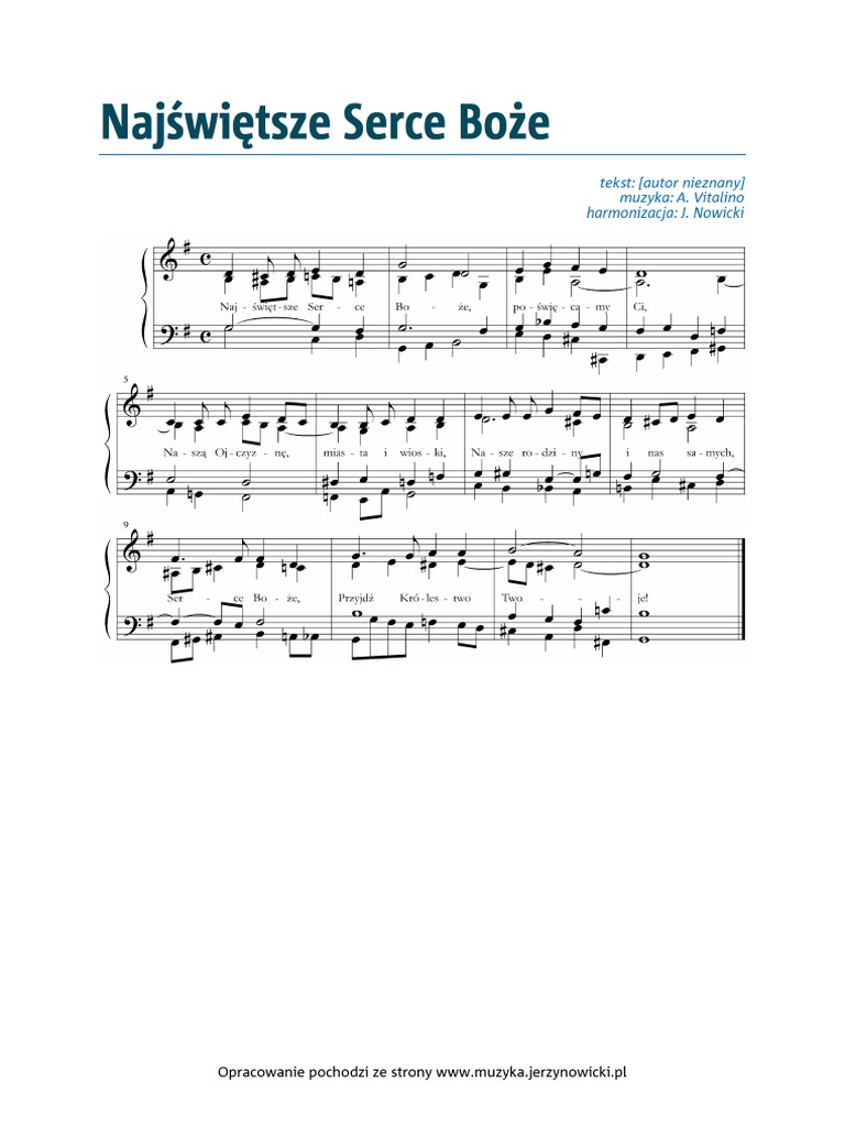 Najświętsze Serce Boże | PDF