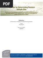 Krejcieand Morgan Sample Size Determination Table | PDF | Art | Computers