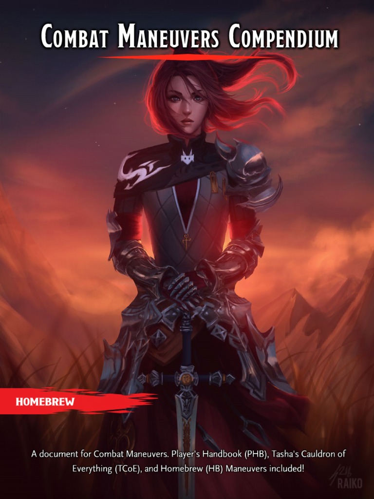 Combat Maneuver Compendium | PDF