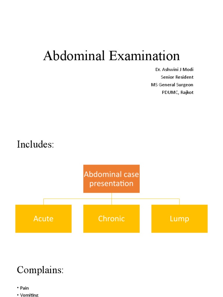 Abdominal Examination-1 | PDF | Abdomen | Peritoneum