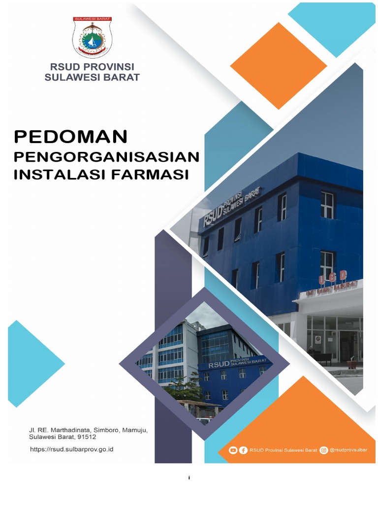 1, Pedoman Pengorganisasian Instalasi Farmasi Rsud. Prov. Sulbar 2023 | PDF