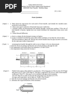 CFD Exam Paper | PDF | Computational Fluid Dynamics | Fluid Dynamics