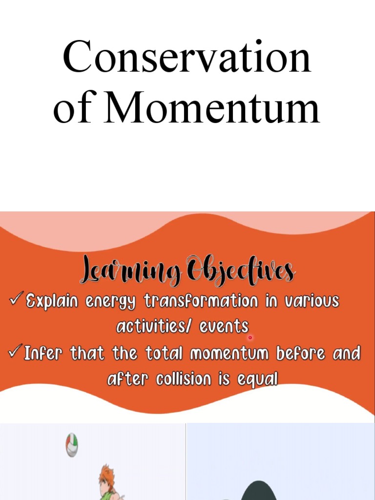 Conservation of Momentum | PDF