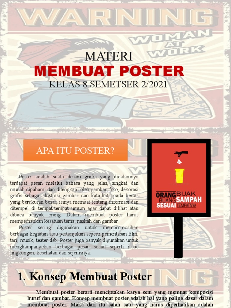 Materi Membuat Poster | PDF