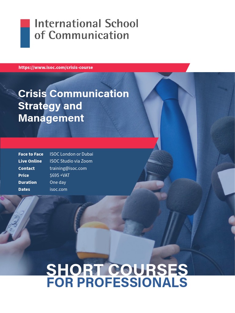 Et5rsVjsRASJD1EniFL5 Crisis Communication Strategy and Management | PDF ...