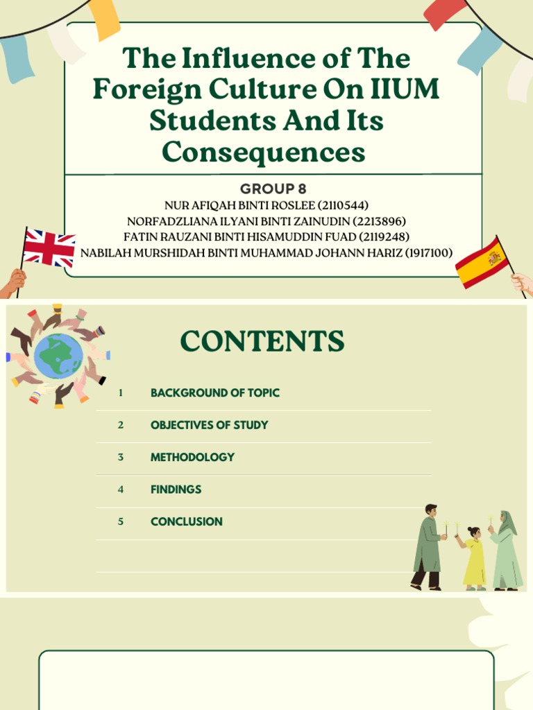 The Influence of The Foreign Culture On IIUM Students and Its Consequences | Download Free PDF ...