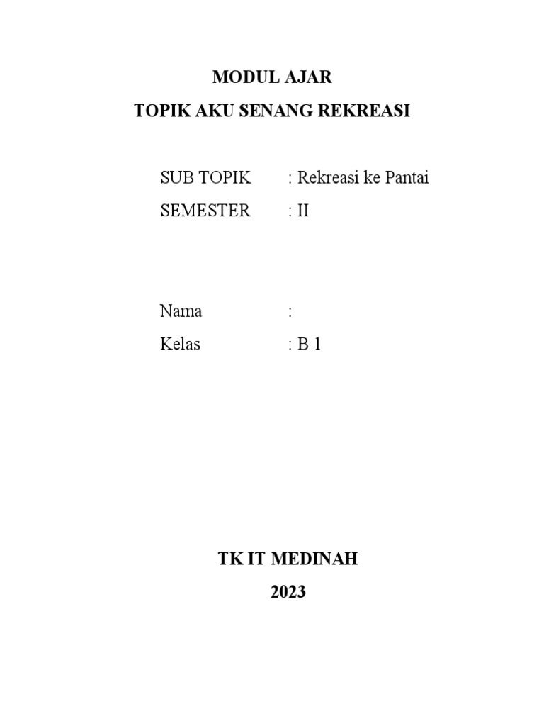 Modul Ajar New - Ok | PDF