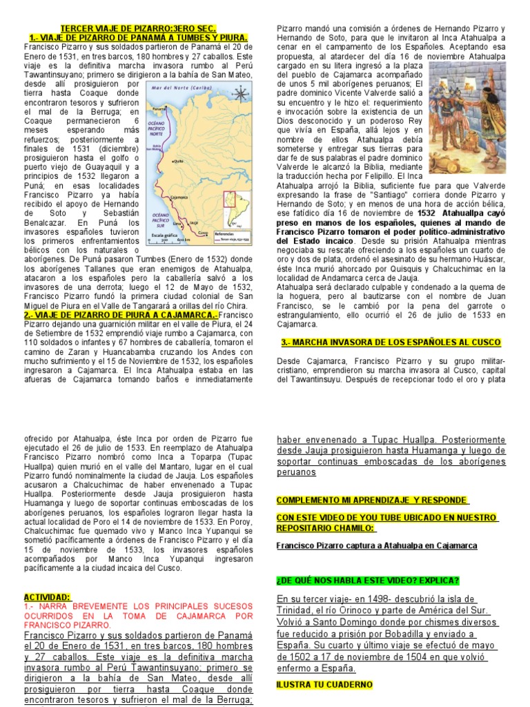 Historia 5 | PDF | Francisco Pizarro | América del Sur