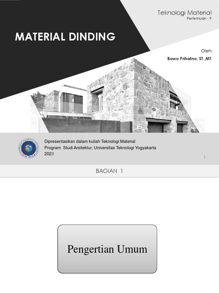 TM-09 - Material Dinding | PDF