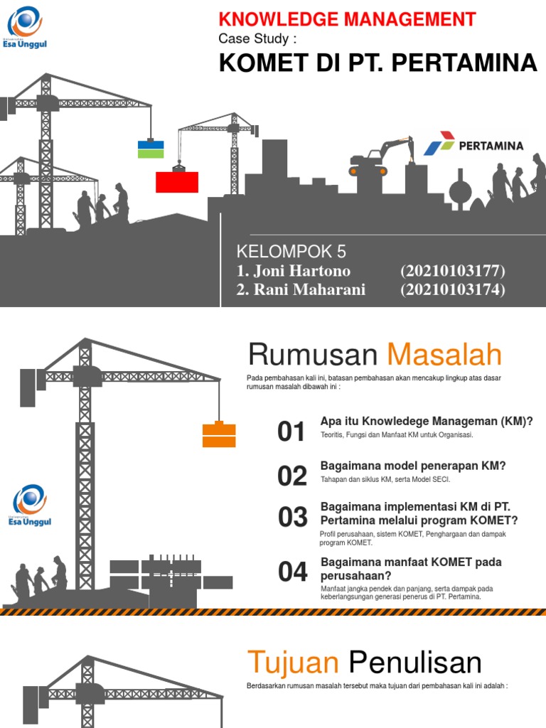 Analisa Knowledge Management (KOMET) PT. Pertamina | PDF