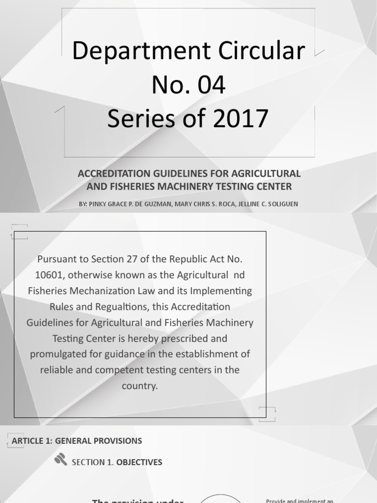 Department Circular No.4 Series of 2017 | PDF | Engineer | Justice