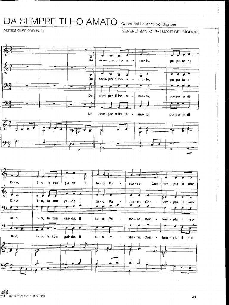 Da Sempre Ti Ho Amato | PDF
