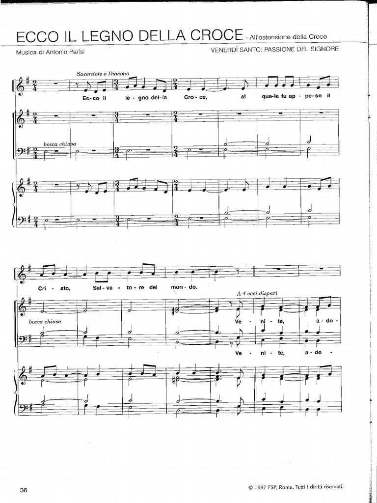 Ecco Il Legno Della Croce Parisi | PDF